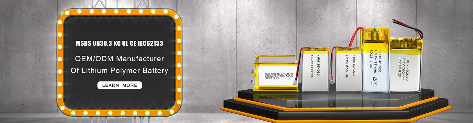 Quality Lithium Polymer Battery & Custom LiPo Battery factory from China