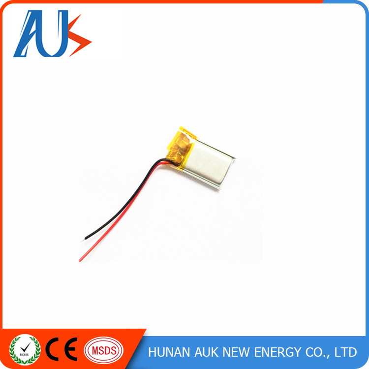 2mm Ultra Thin Lithium Polymer Battery 27mAh 3.7V Cell LiPo Battery