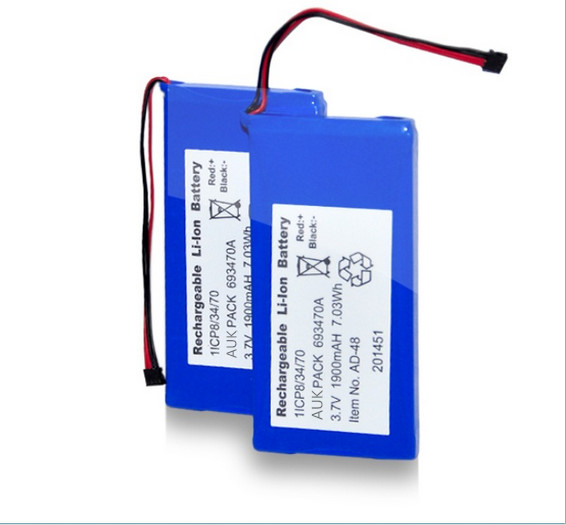 500 Cycles Rechargeable LiPo Battery Lithium 3.7v 1900mah Battery