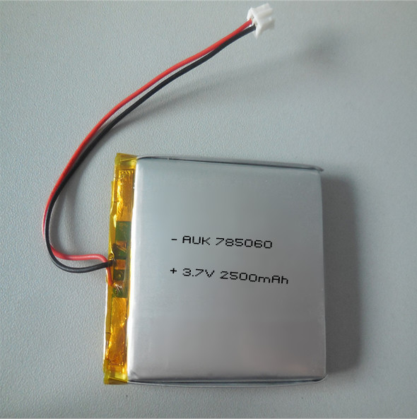 1C 3.7V 2500mAh Rechargeable LiPo Battery Overcurrent Protection