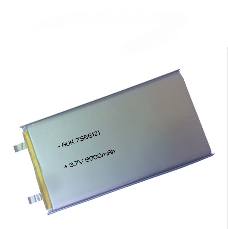 3.7V 8000mAh LiPo Battery Rechargeable 7566121 Battery Explosion Proof