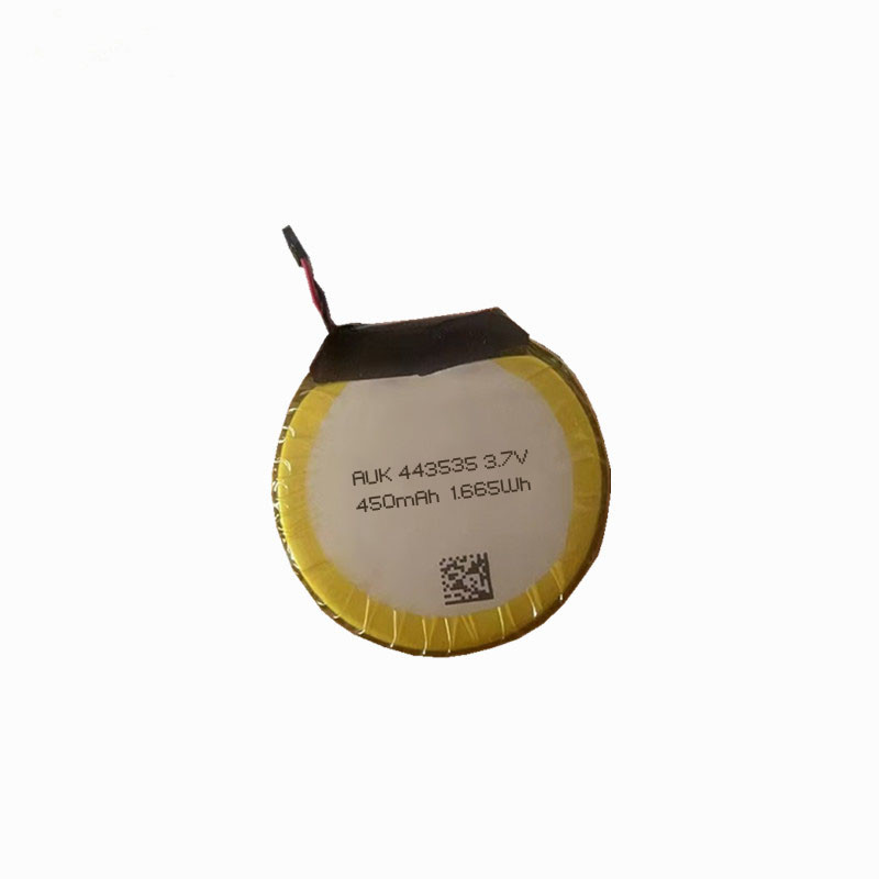 Custom Round 3.7V Circular Lipo Battery Flat 403535 450mah 403533 ...