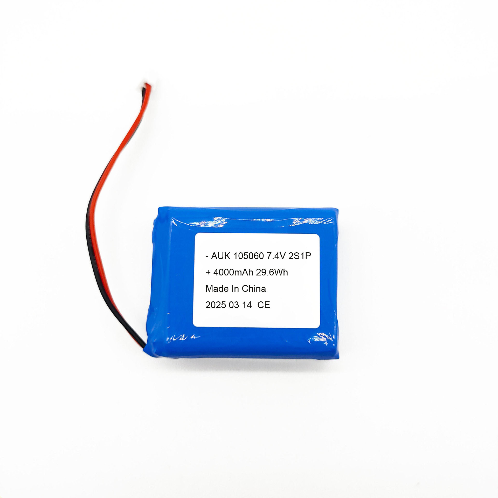 Germany 4000mAh 7.4V 29.6Wh 2S1P Lipo Battery 105060 Lithium Polymer ...